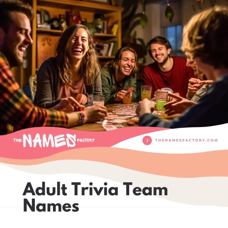 270+ Top Trivia Team Names - Perfect for Quiz Night