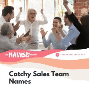 480+ Top Sales Team Names [Clever, Catchy & More]