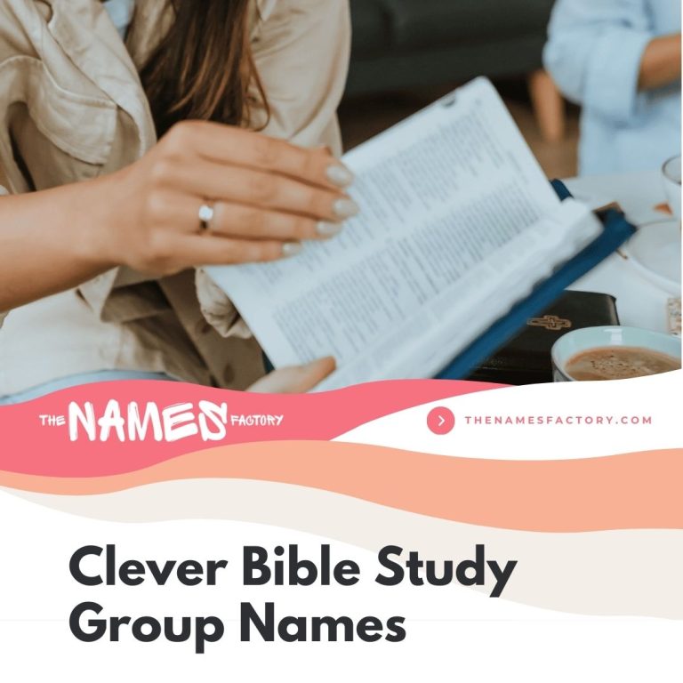 475+ Bible Study Groups Names for Your Spiritual Journey