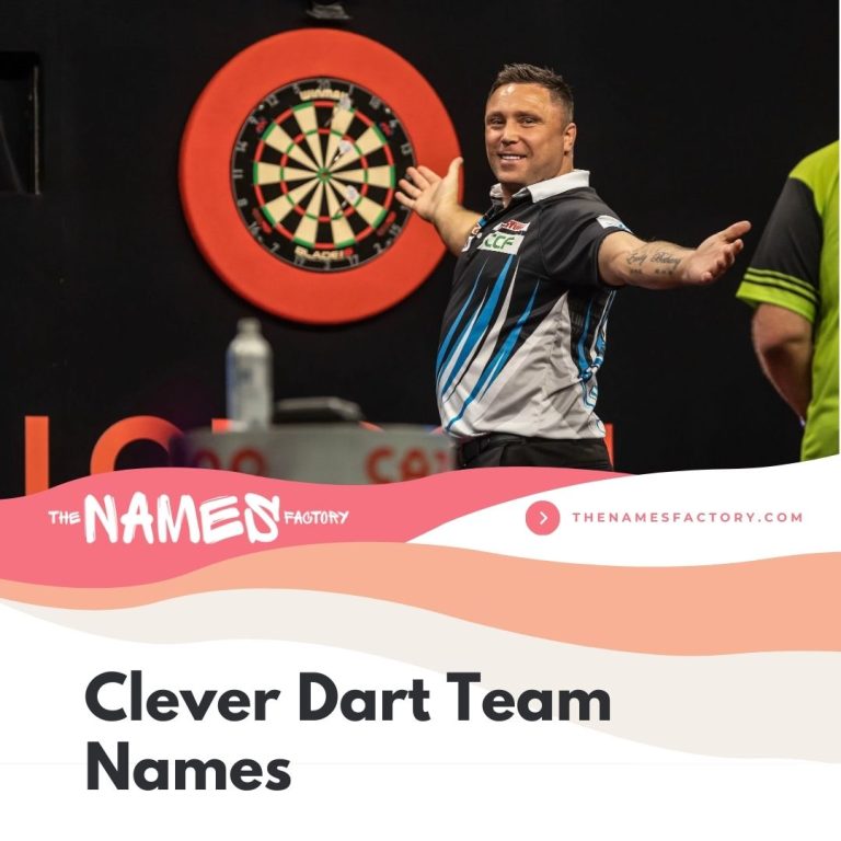 740 Hilarious Darts Team Names for Your Squad
