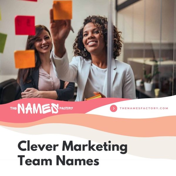 370+ Marketing Team Names Ideas for Success