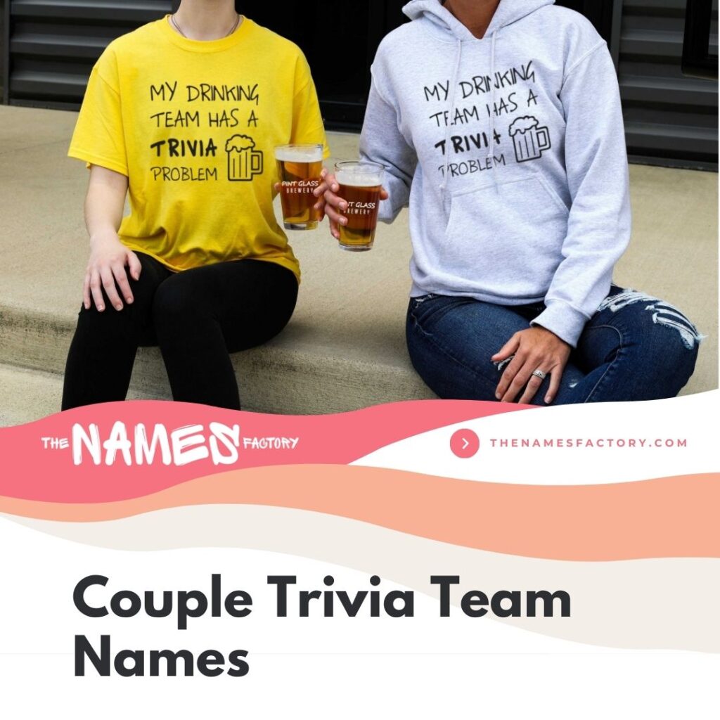 540+ Best Couple Team Names for Fun and Games