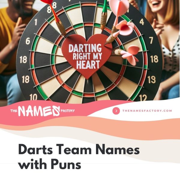 740 Hilarious Darts Team Names for Your Squad