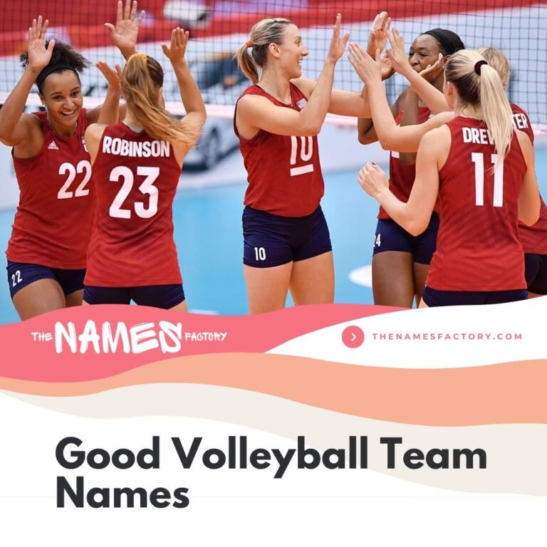 480+ Funny Volleyball Team Names [Top Names for Your Squad]