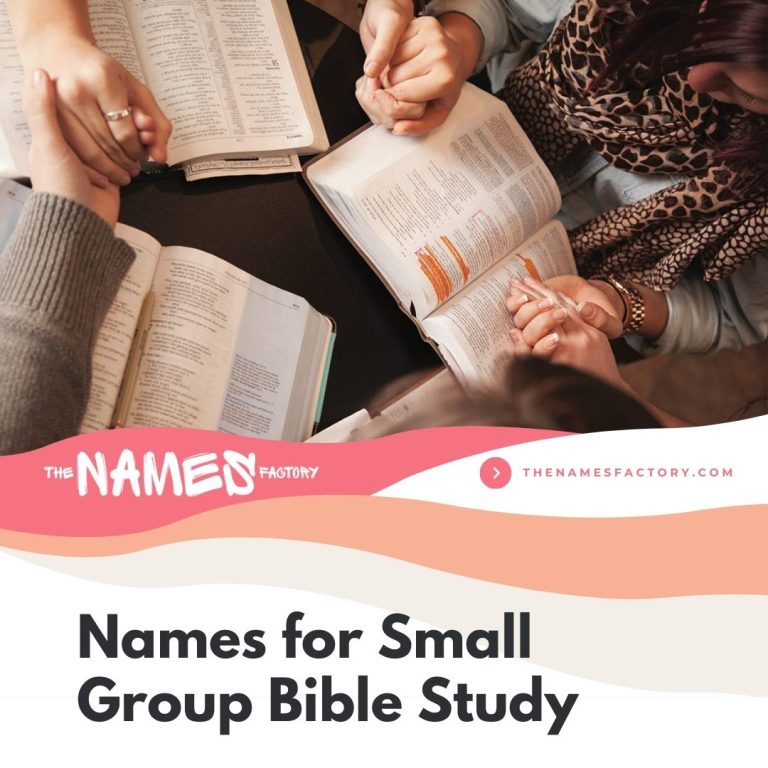 475+ Bible Study Groups Names for Your Spiritual Journey