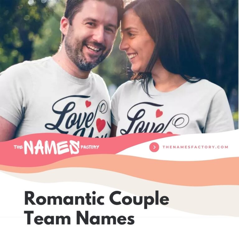 540+ Best Couple Team Names for Fun and Games