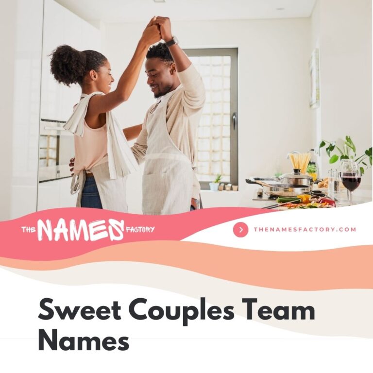 540+ Best Couple Team Names for Fun and Games