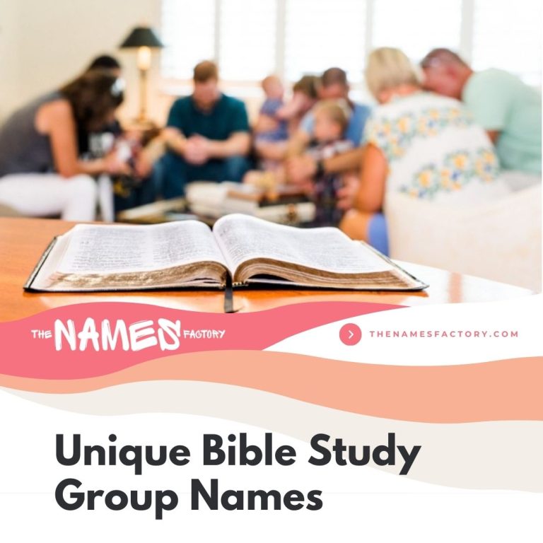475+ Bible Study Groups Names for Your Spiritual Journey