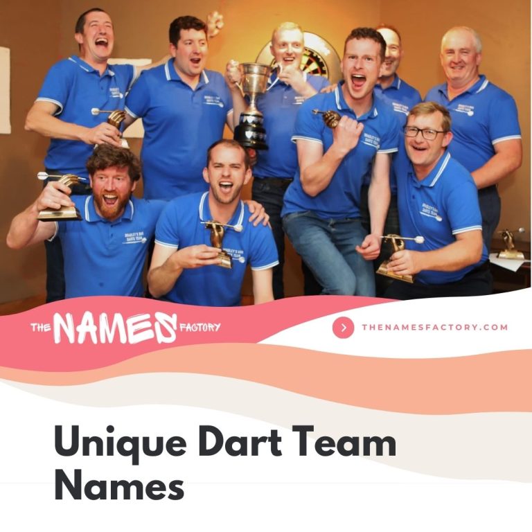 740 Hilarious Darts Team Names for Your Squad
