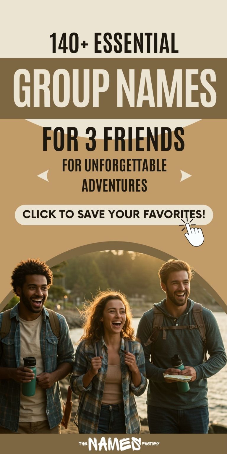 140+ Best Group Names for 3 Friends [Fun & Creative Ideas]