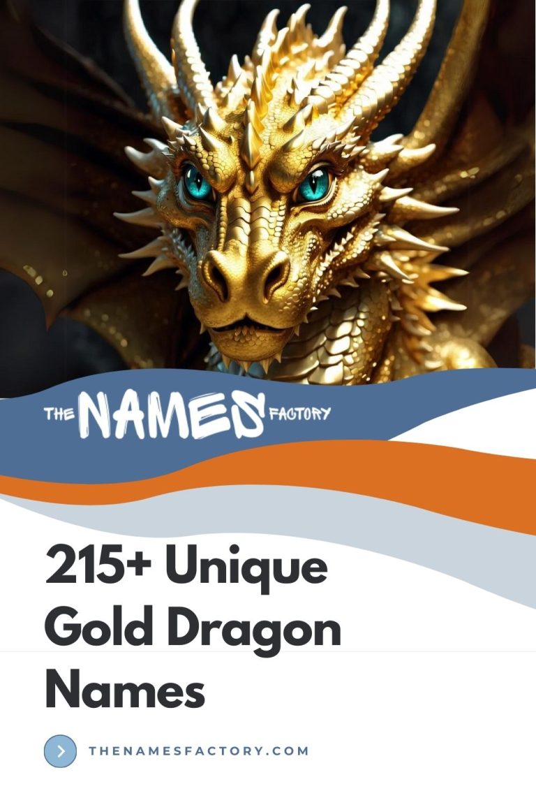 215+ Epic Gold Dragon Names Ideas for Mythical Adventures