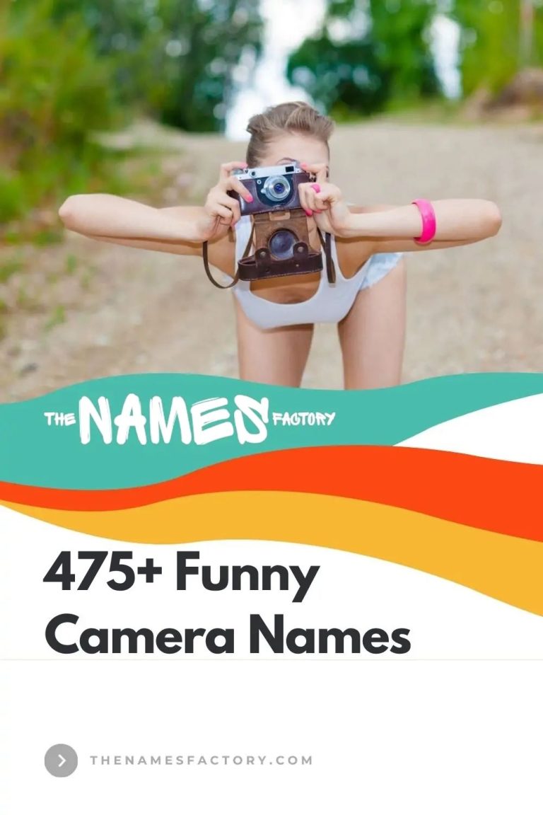 475+ Funny Camera Names for Photographic Fun