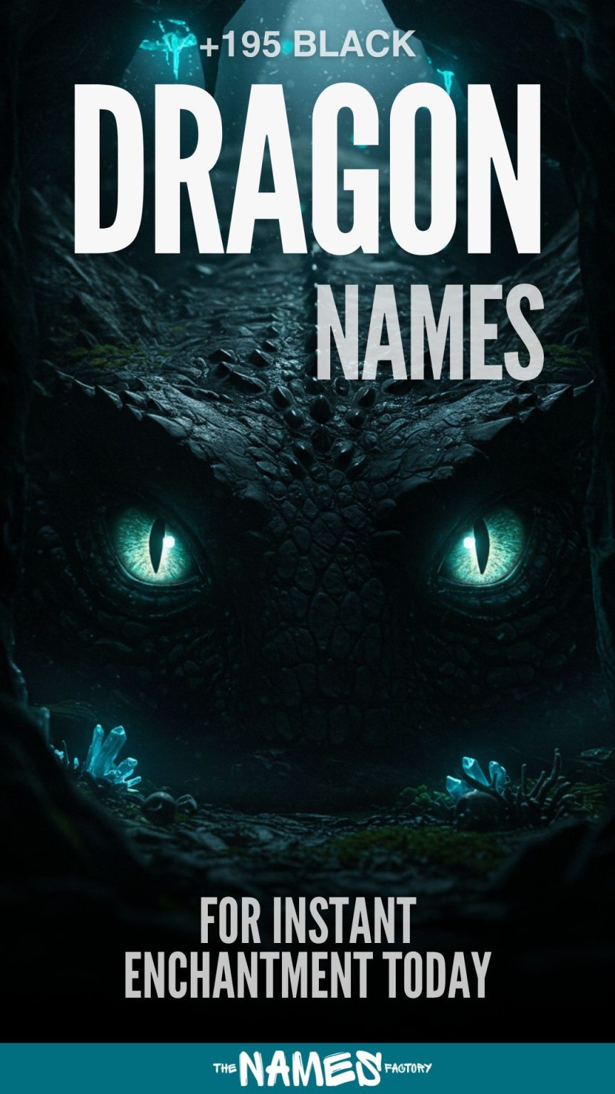 195+ Mythical Black Dragon Names Ideas