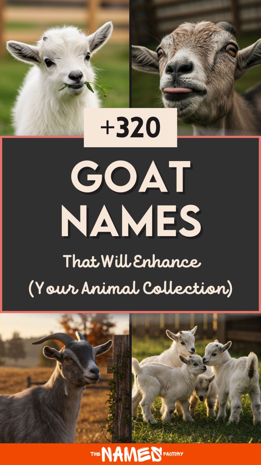 320+ Goat Names For Naming Your News Pet
