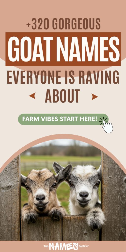 320+ Goat Names For Naming Your News Pet