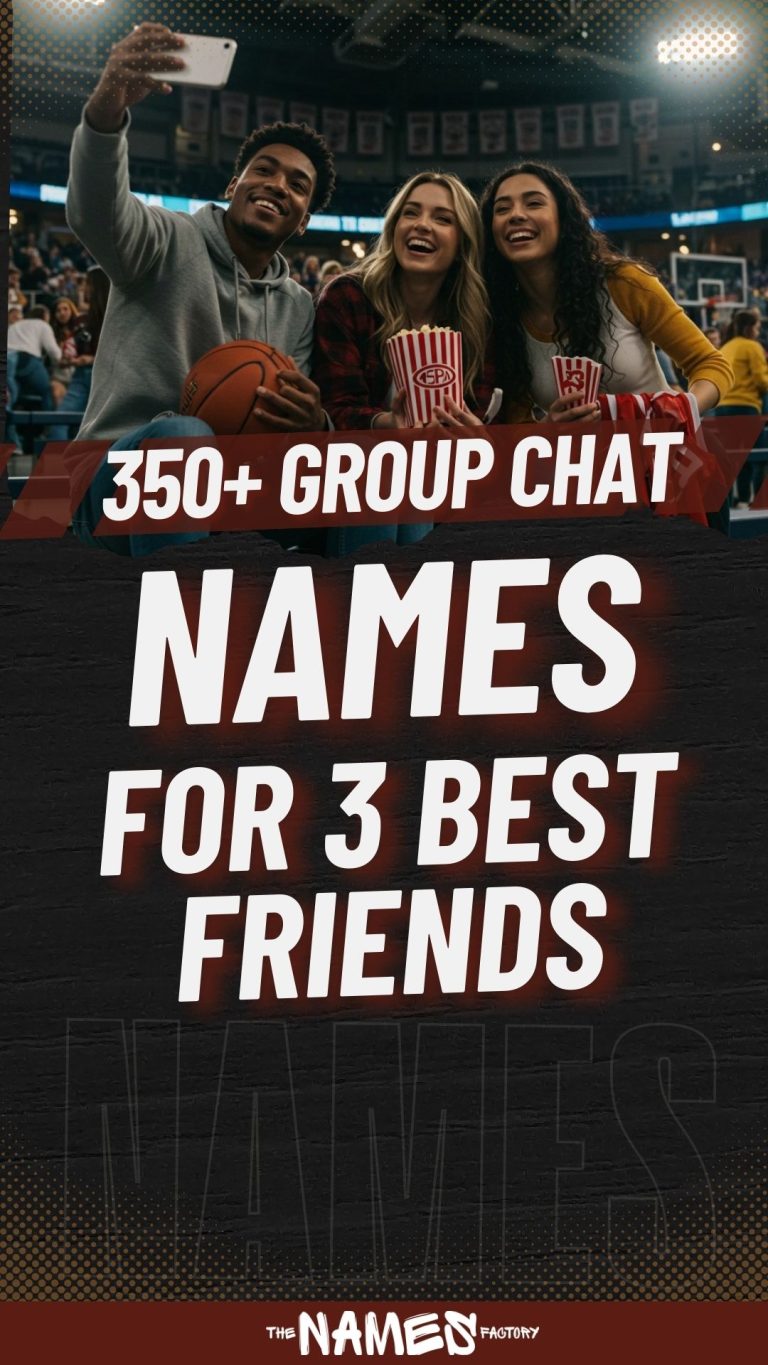 350+ Funny Group Chat Names For 3 for Trio Tickles