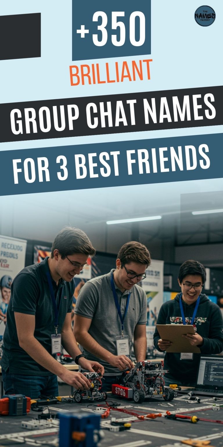 350+ Funny Group Chat Names For 3 for Trio Tickles