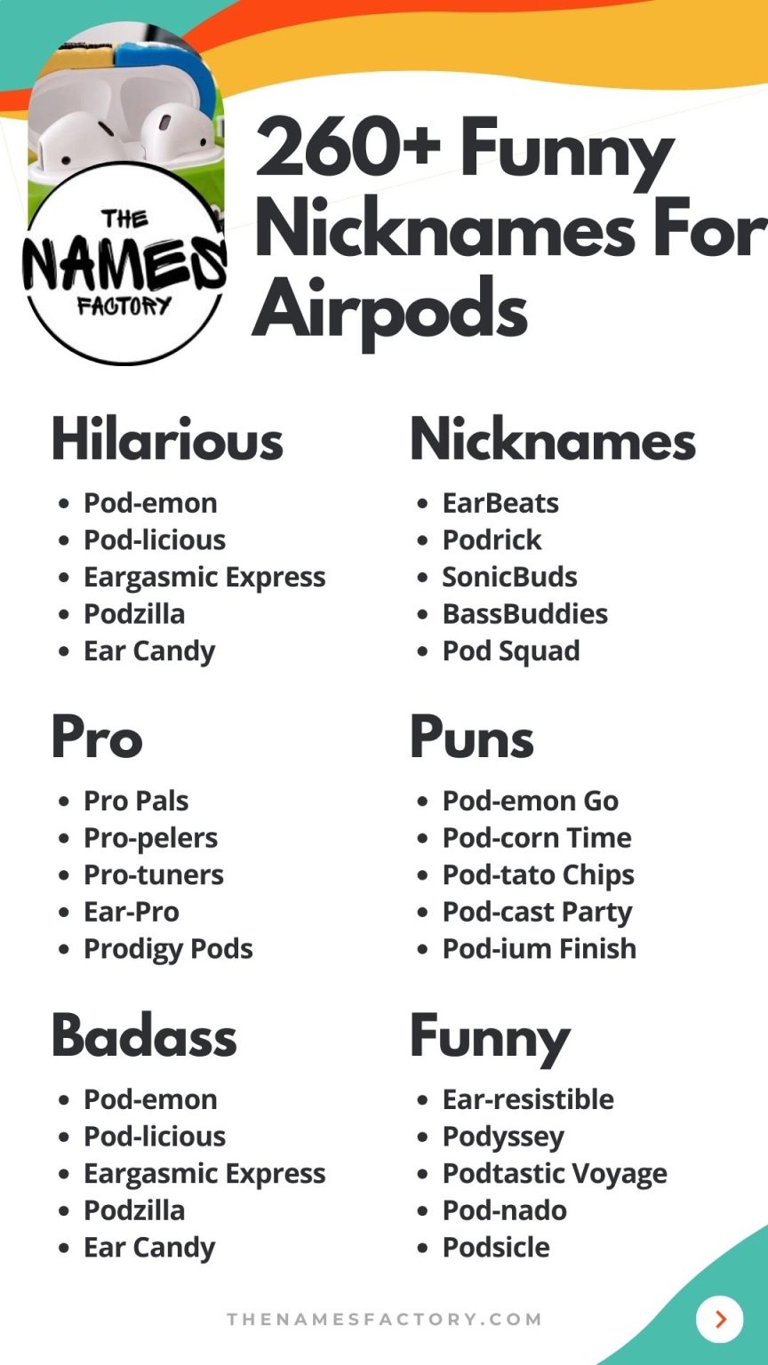 260+ Funny Nicknames For Airpods for Wireless Whimsy