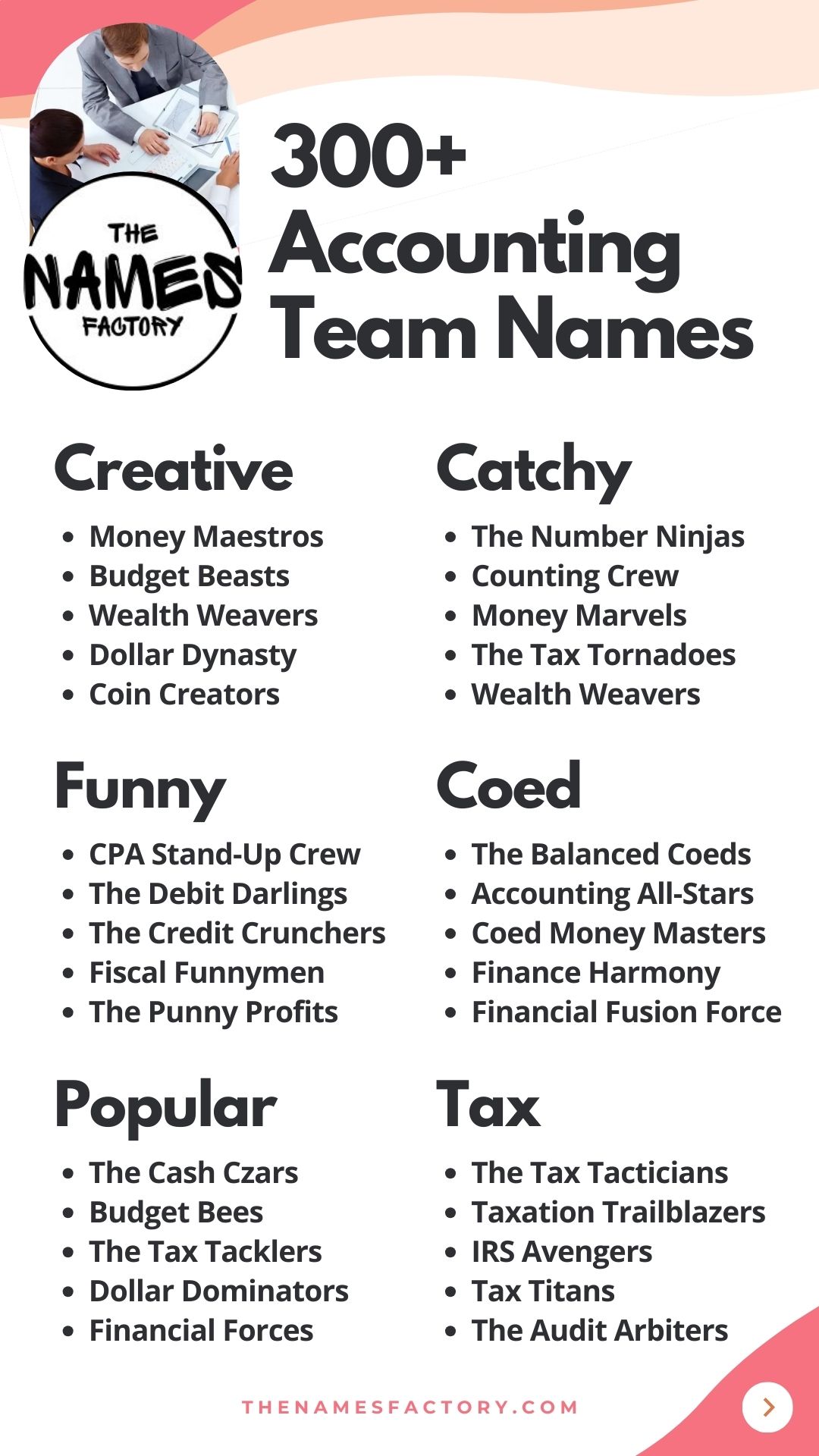 300 Accounting Team Names Funny Creative Unique Ideas 300 Accounting Team Names Funny Creative Unique Ideas