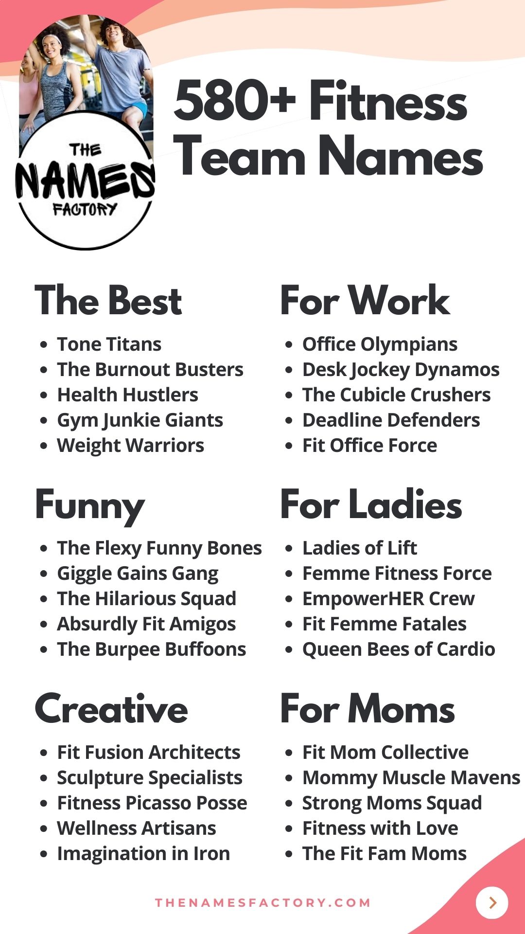 580 Best Fitness Team Names To Highlight 580 Best Fitness Team Names To Highlight